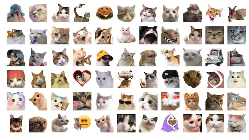 500+ Transparent Cat Emotes Mega Pack | Twitch Emotes | Discord Emotes ...
