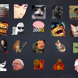 1300+ Meme Emotes Super Mega Pack for Twitch and Discord | Twitch ...