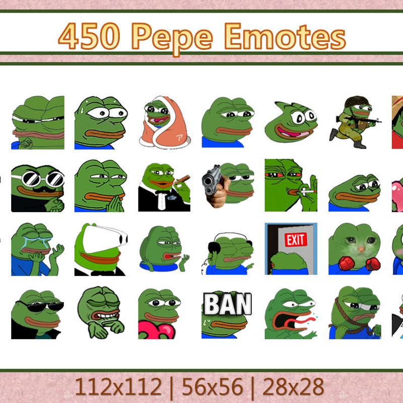 Discord Peepo Emotes - Etsy