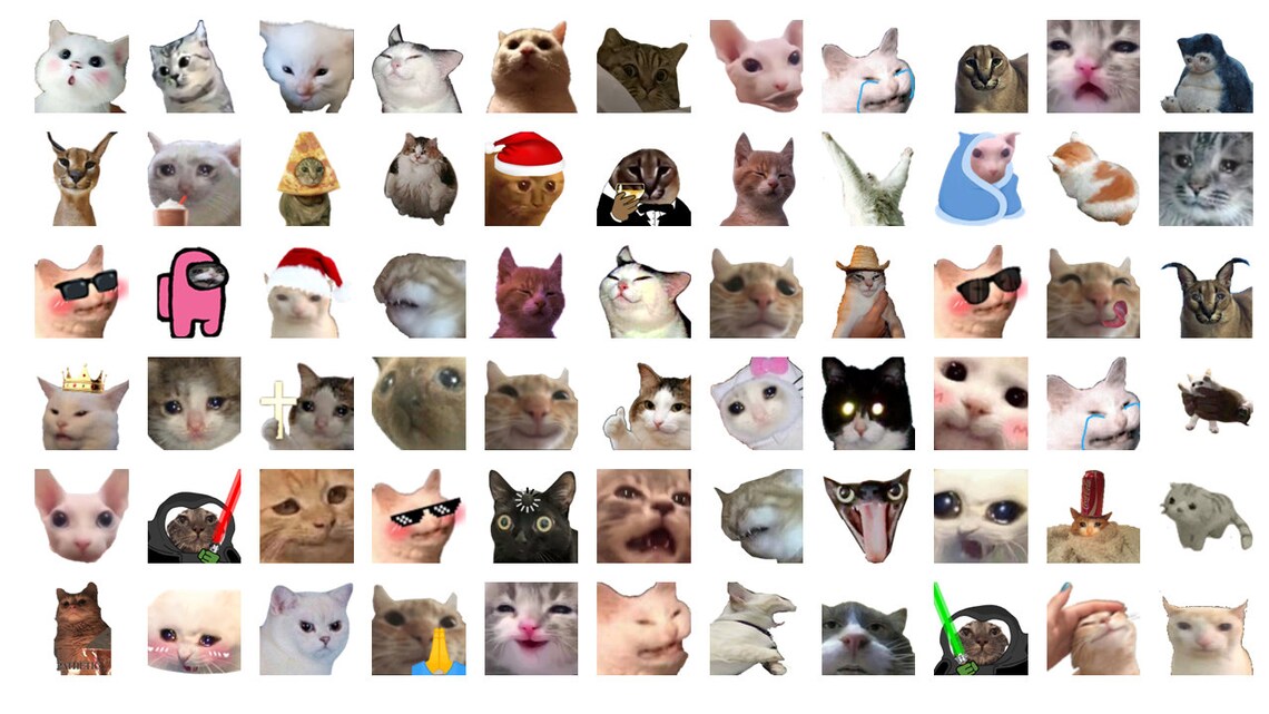 500+ Transparent Cat Emotes Mega Pack | Twitch Emotes | Discord Emotes ...