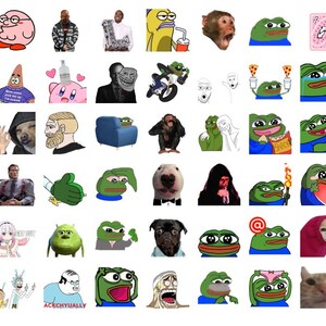 70 Emotes for Kick, Tiktok, Twitch | Optimized for Discord Emotes ...