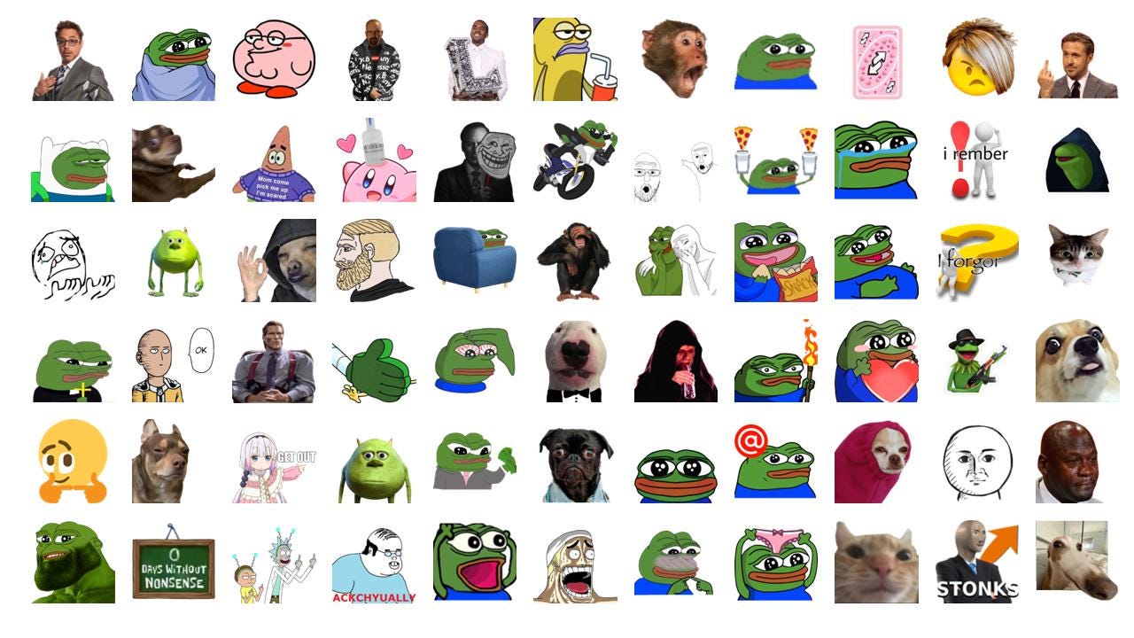 70 Emotes for Kick, Tiktok, Twitch | Optimized for Discord Emotes ...