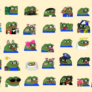 270 Peepo Emotes Mega Pack | Twitch Emotes | Discord Emotes | Text ...