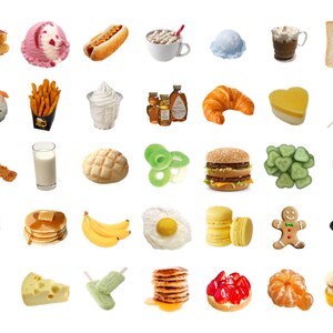 140 Static Food & Drink Emote Pack | Realistic | Twitch Emotes ...