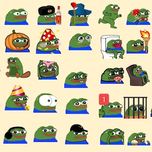 270 Peepo Emotes Mega Pack | Twitch Emotes | Discord Emotes | Text ...