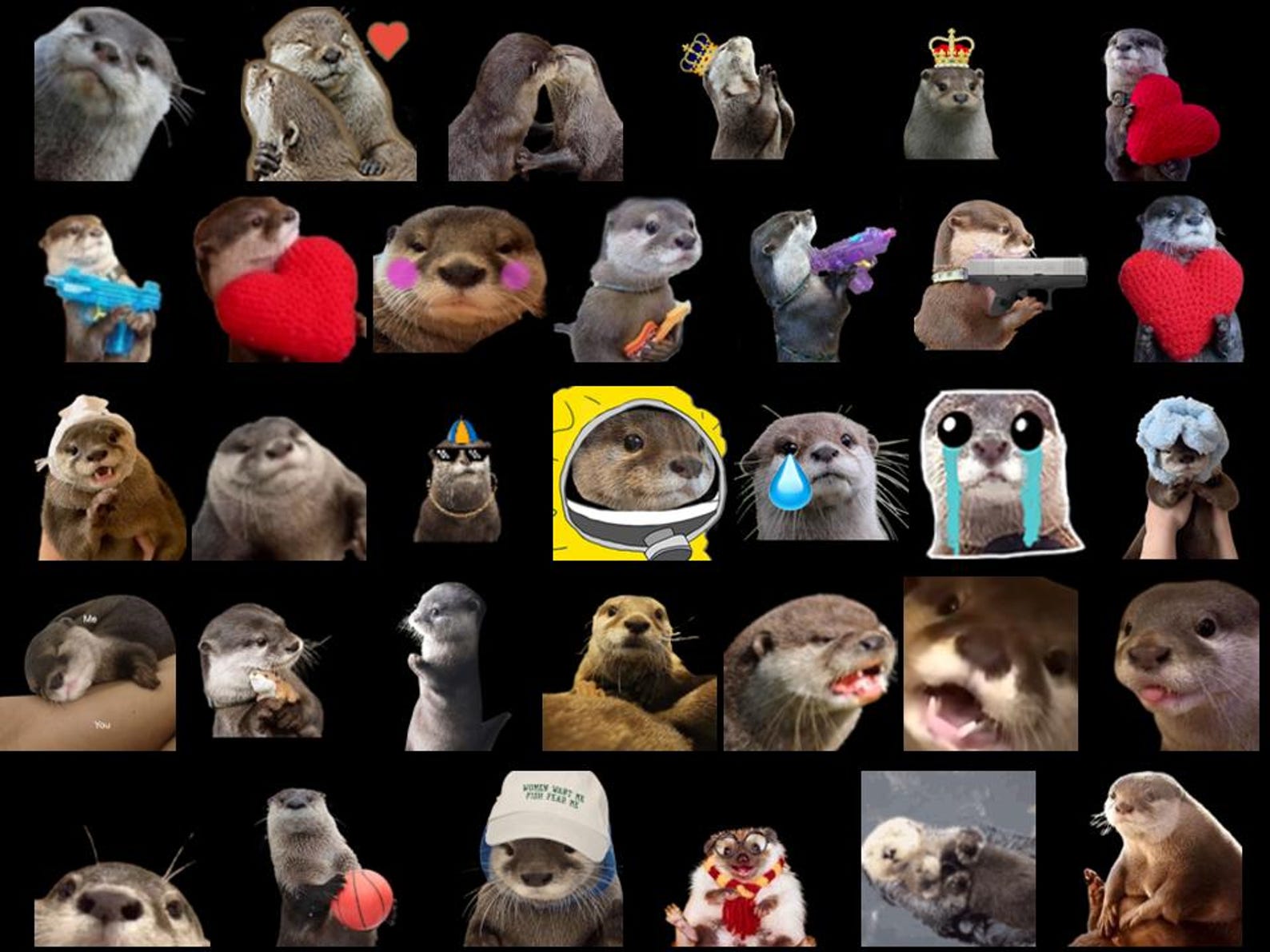 60 Otter Emotes Pack | Sea Otter | Twitch Emotes | Discord Emotes ...