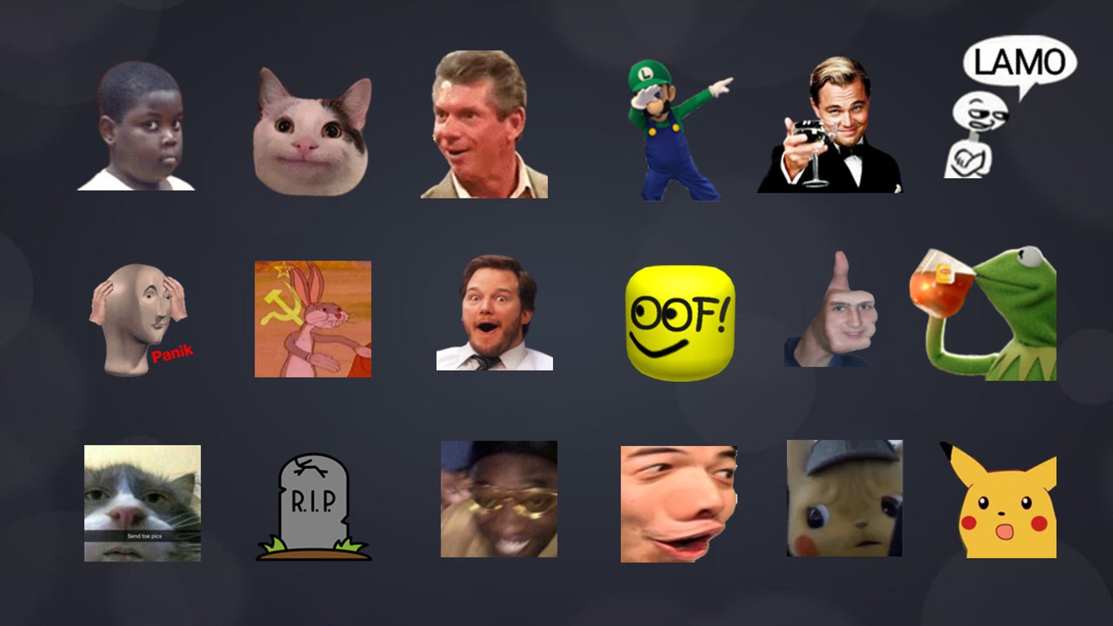 50 Meme Emotes for Twitch and Discord | Twitch Emotes | Discord Emotes ...