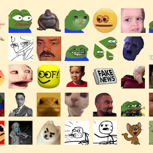 200 Random Meme Emotes for Twitch and Discord #5 | Twitch Emotes ...