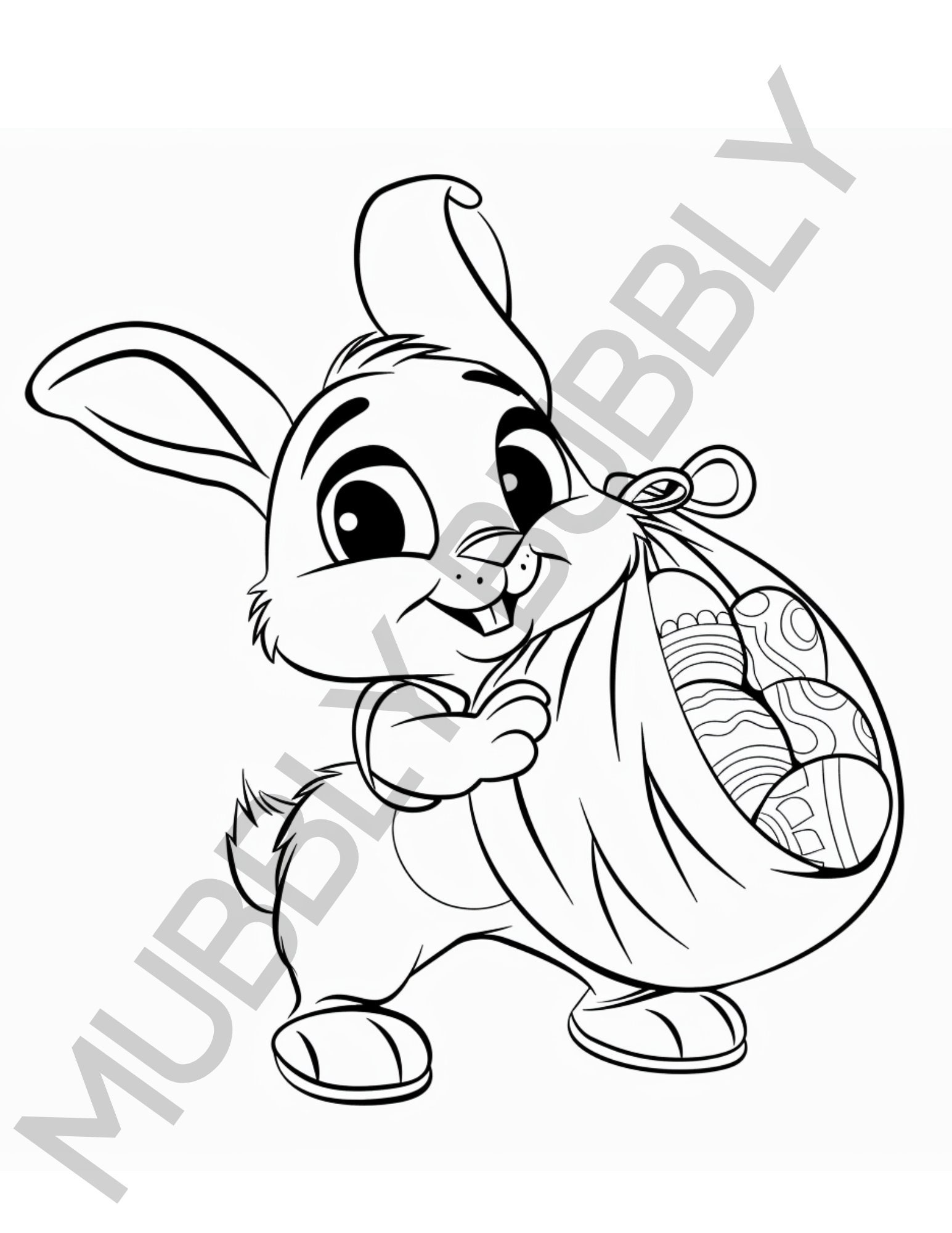 20 Easter Coloring Pages - Etsy