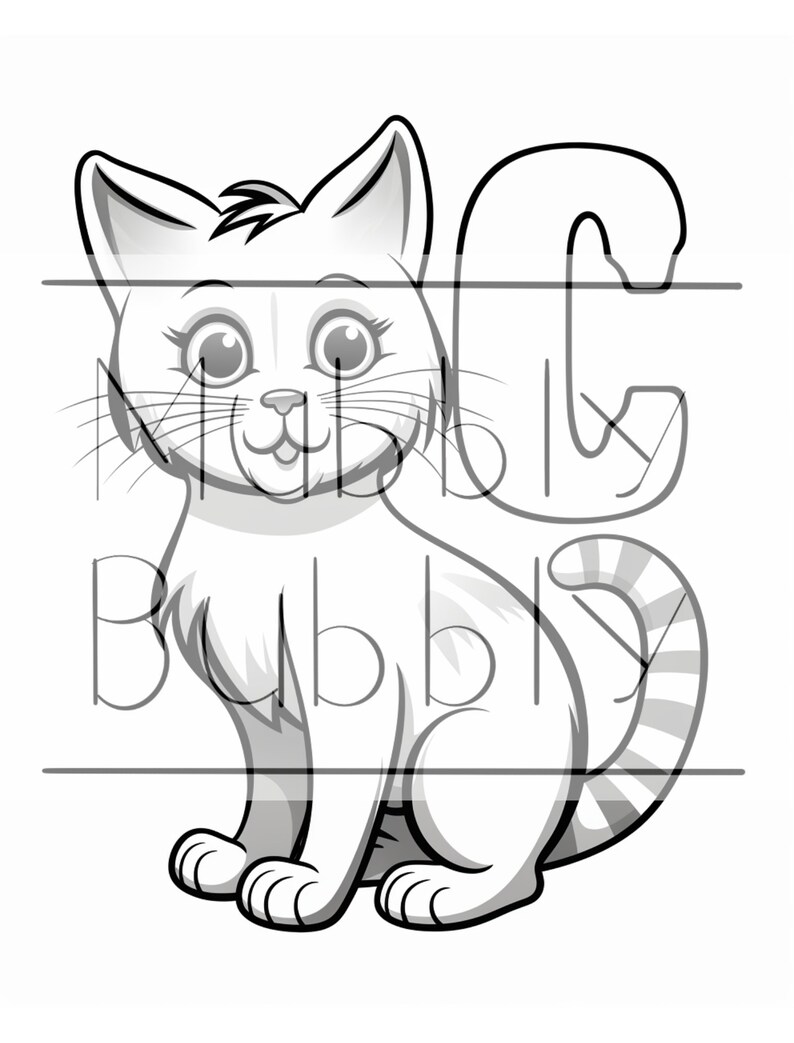 10 Toddler Coloring Pages Ages 2-4, Activity Book, Printable, Digital ...