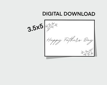 Fathers Day Card Digital Download - Etsy