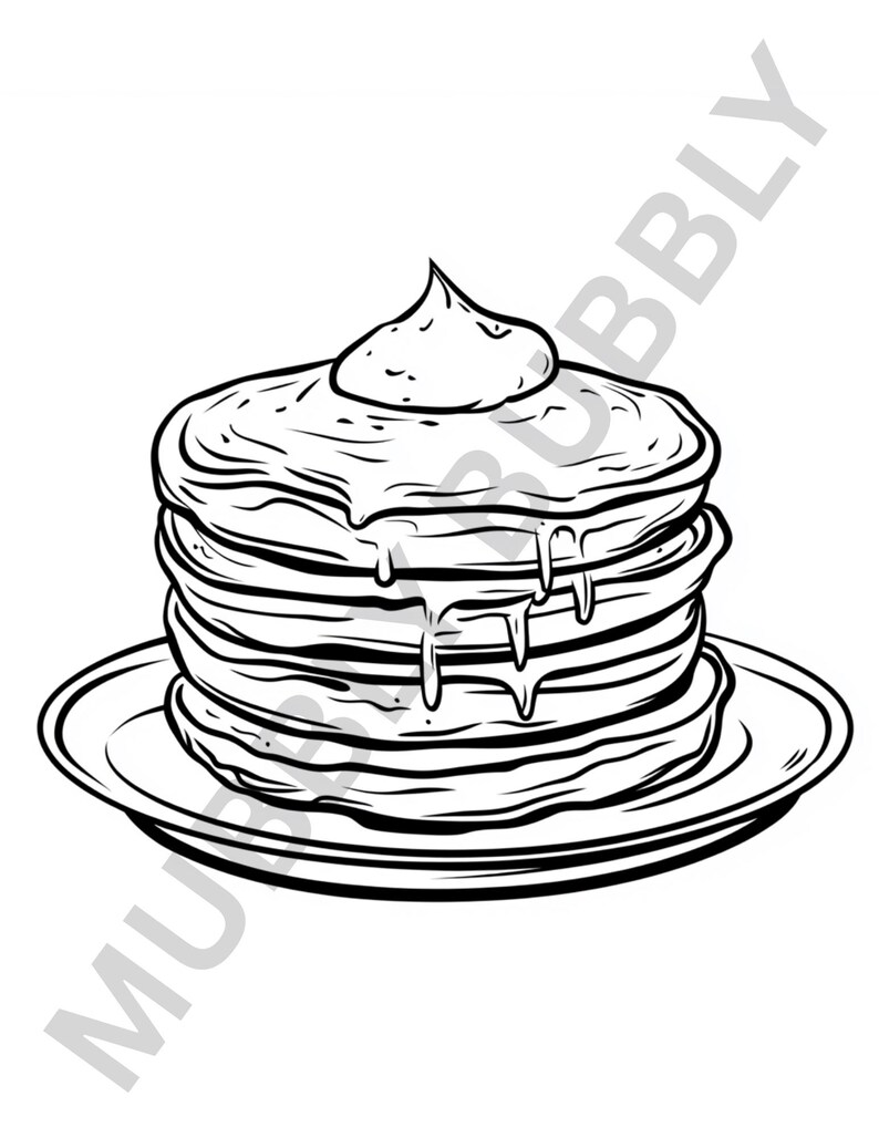 20 Food and Drink Coloring Pages - Etsy
