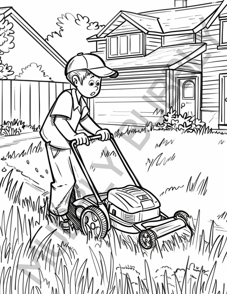 20 Summer Coloring Pages - Etsy