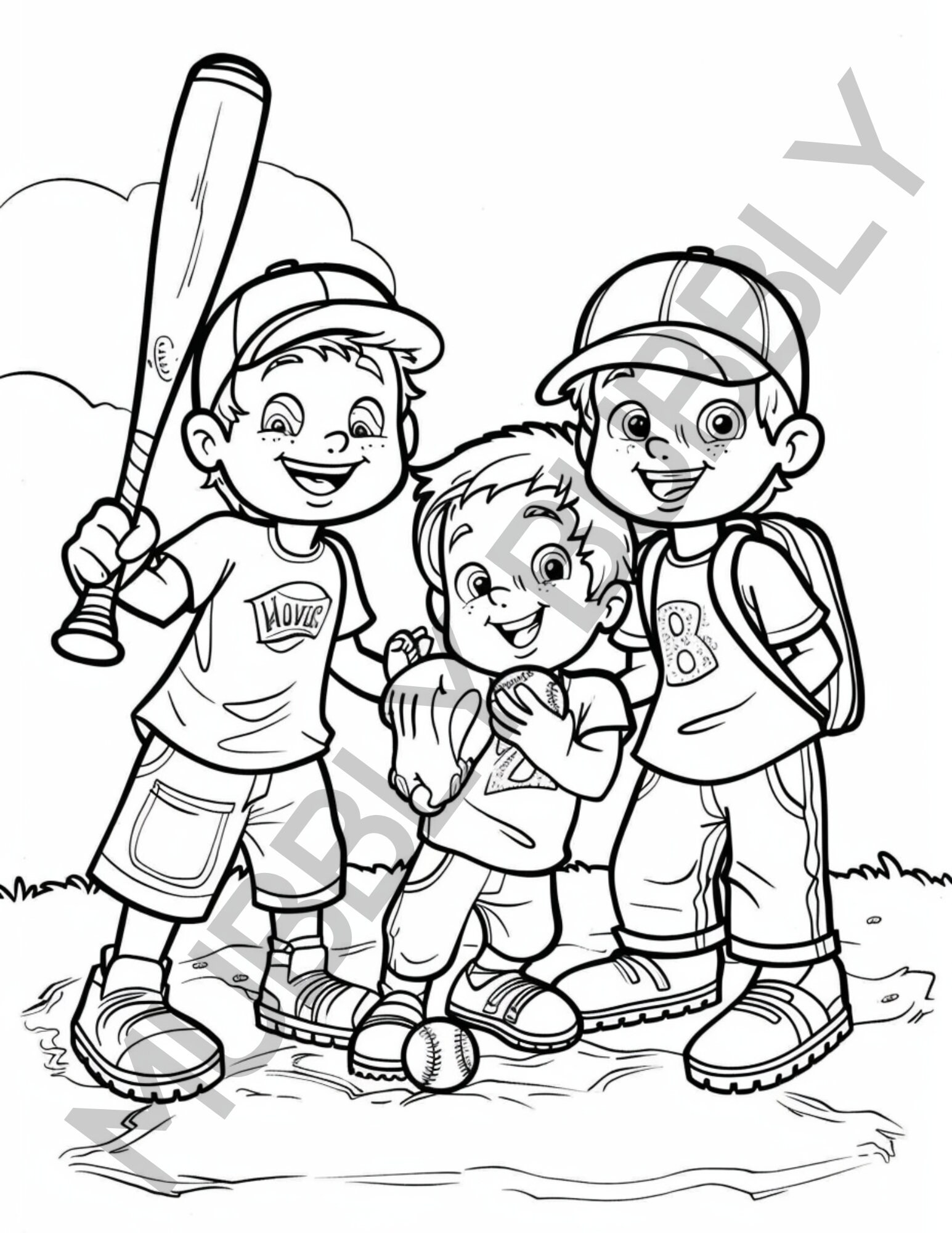 20 Summer Coloring Pages - Etsy