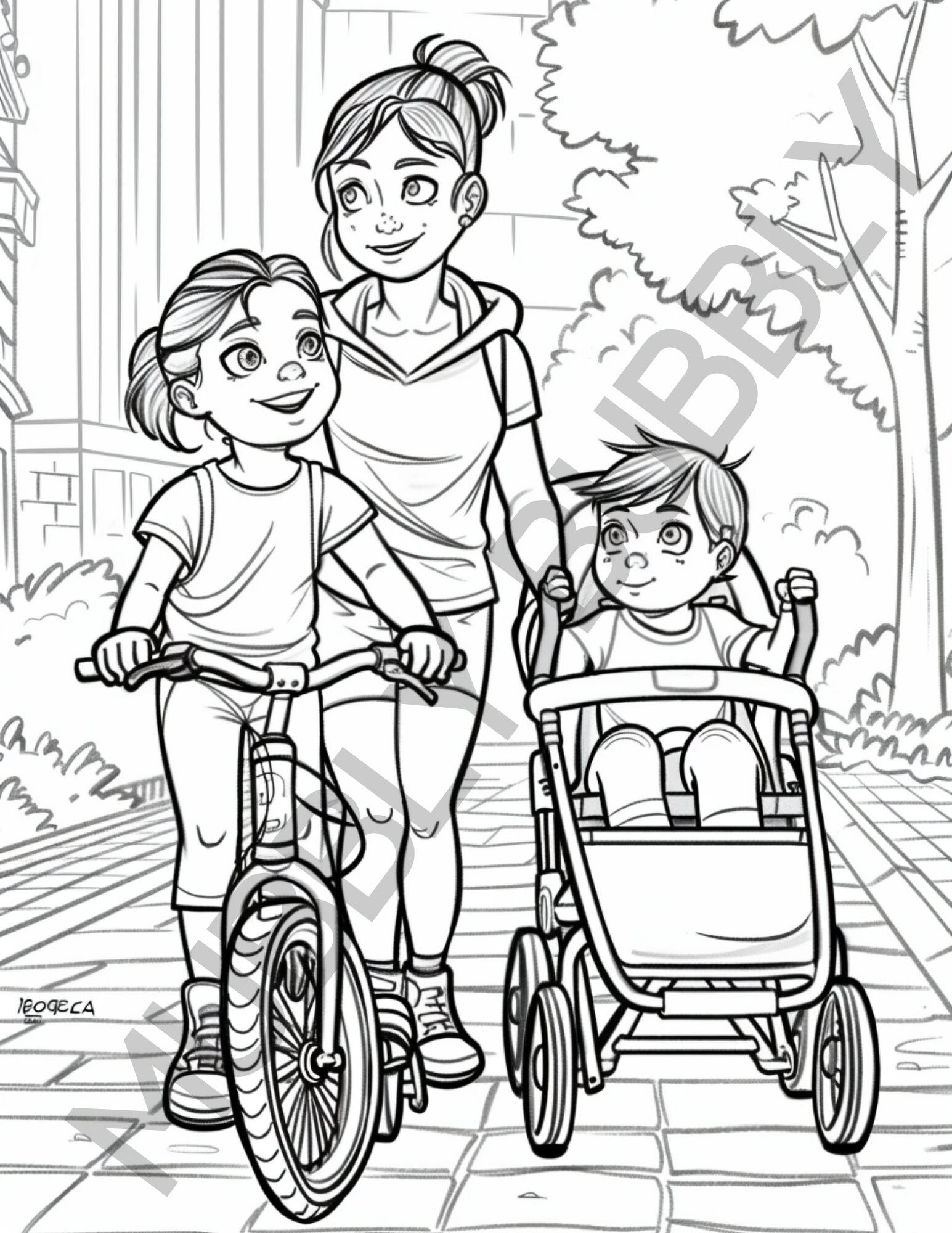 20 Summer Coloring Pages - Etsy