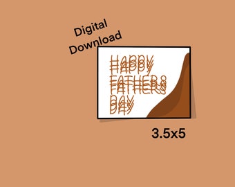 Fathers Day Card Digital Download - Etsy