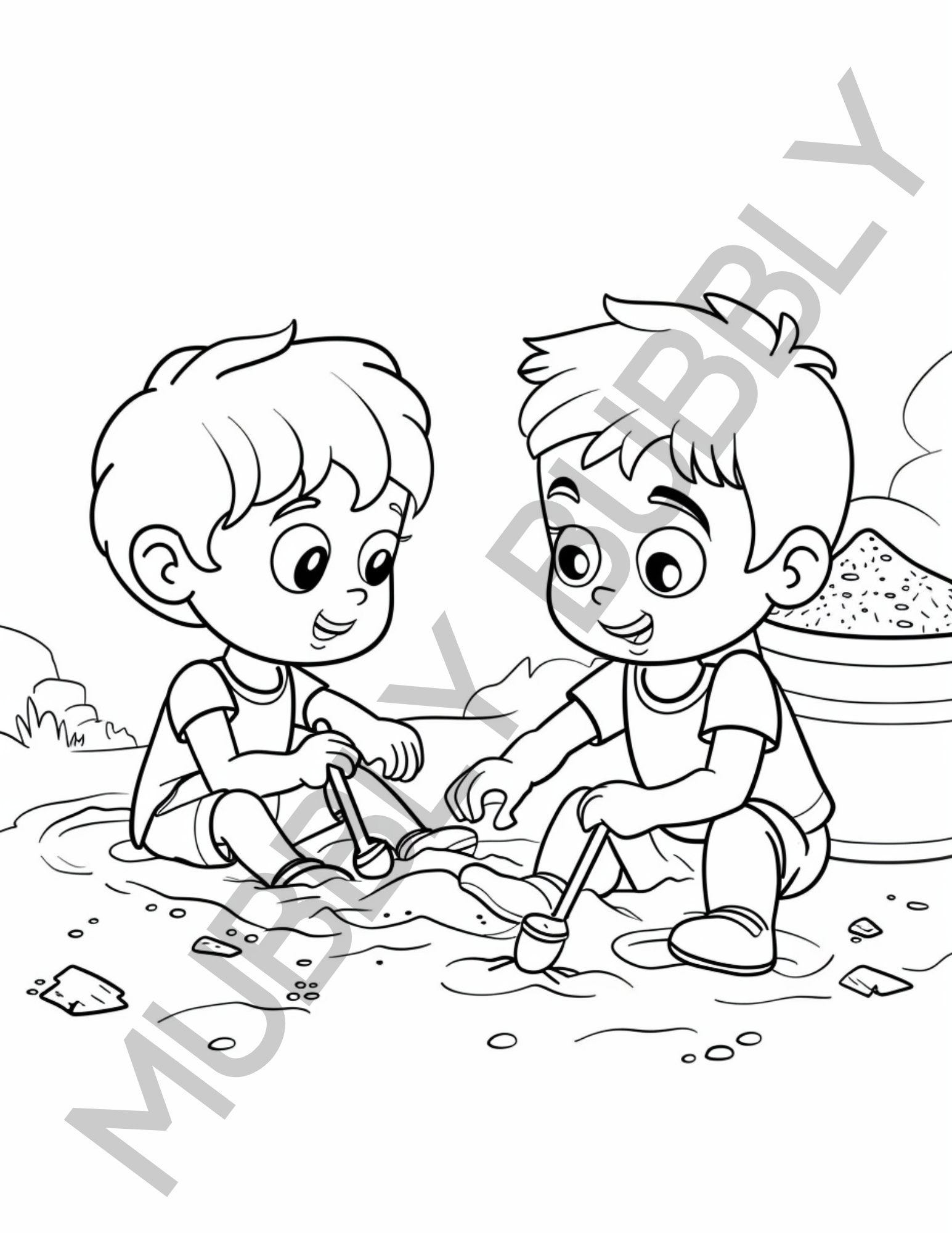 20 Summer Coloring Pages - Etsy