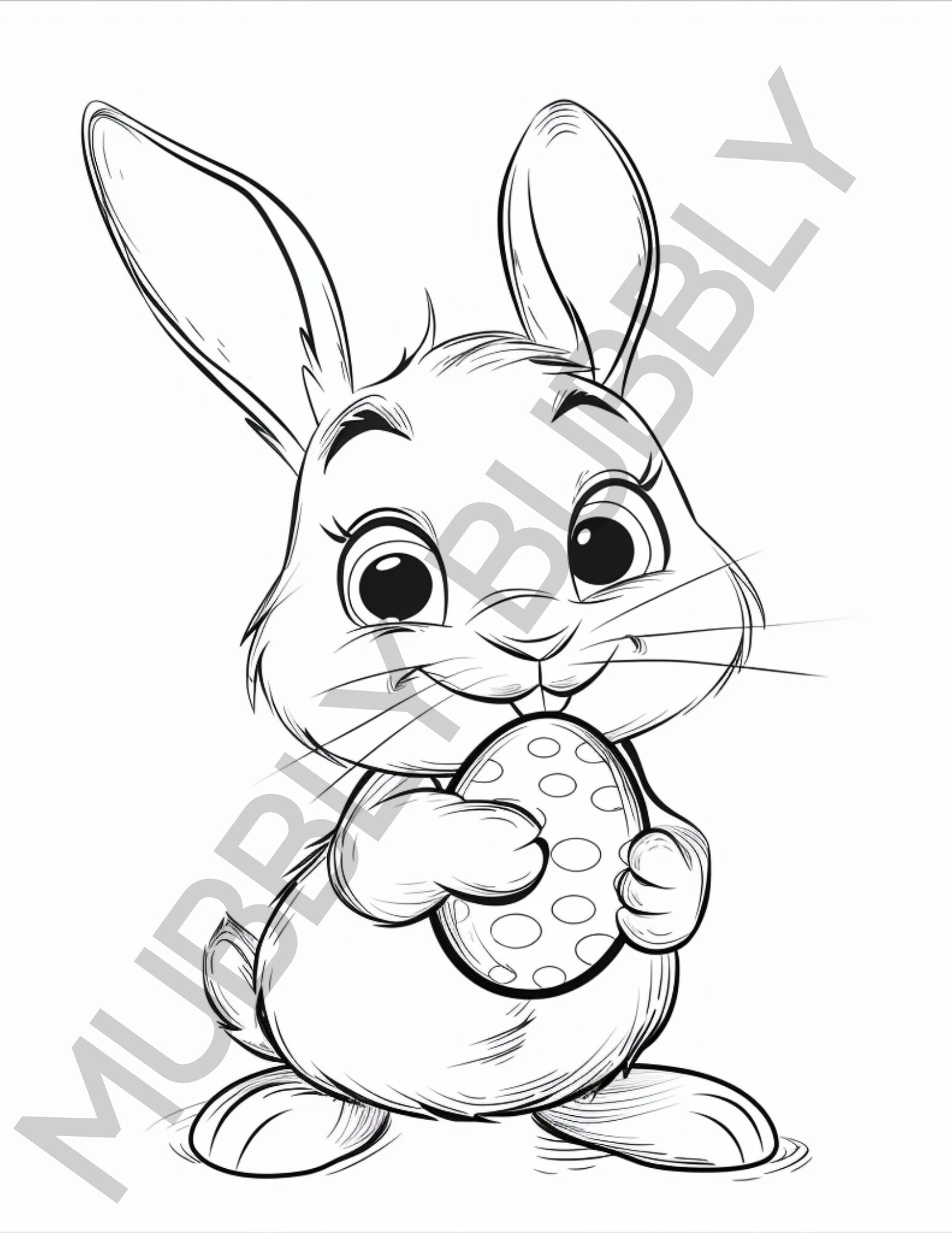 20 Easter Coloring Pages - Etsy