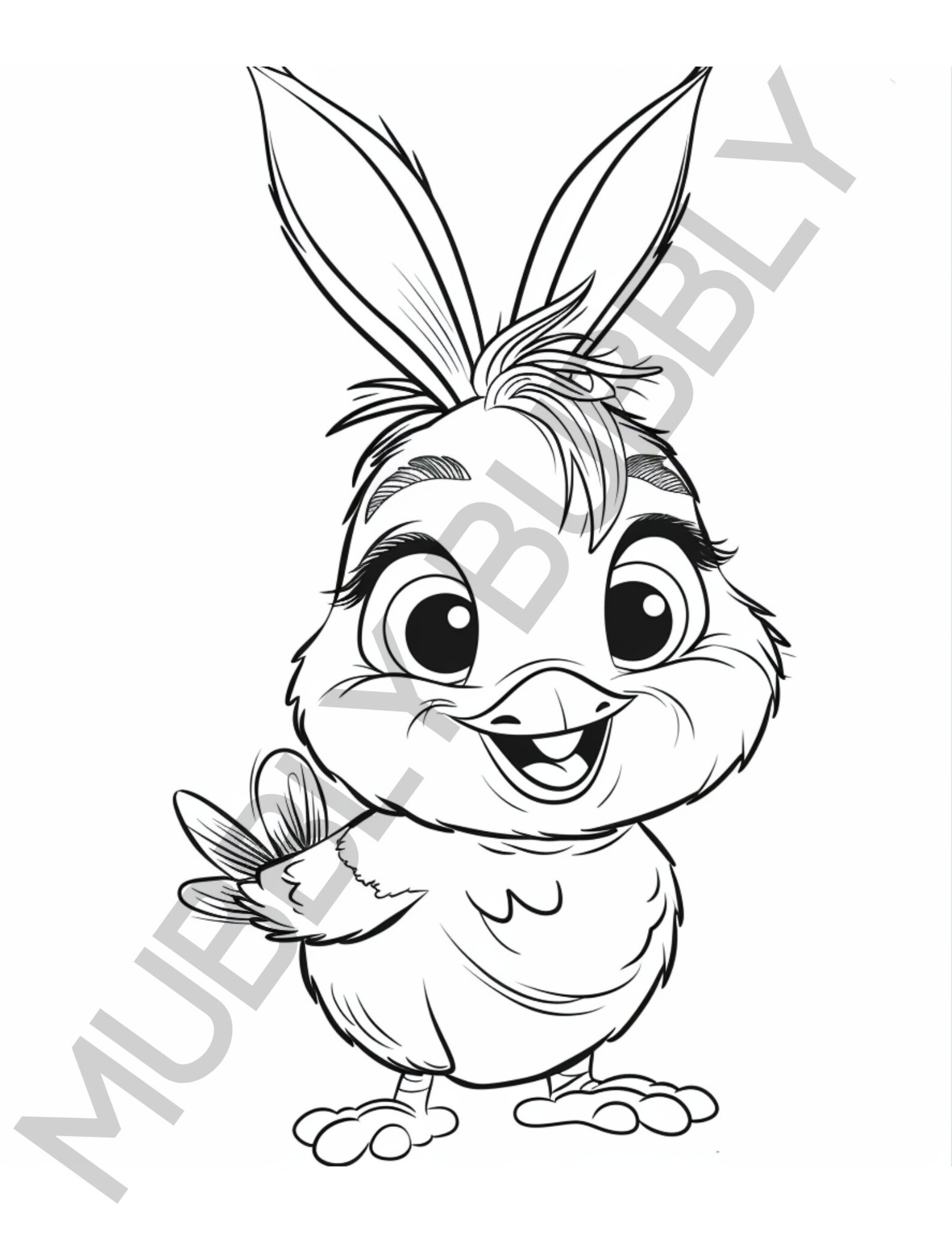 20 Easter Coloring Pages - Etsy