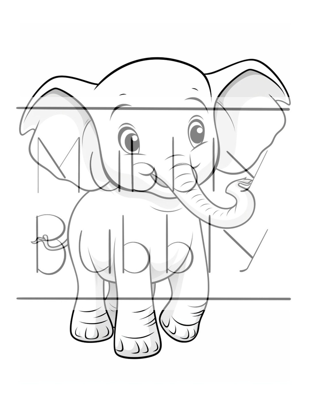 10 Toddler Coloring Pages Ages 2-4, Activity Book, Printable, Digital ...