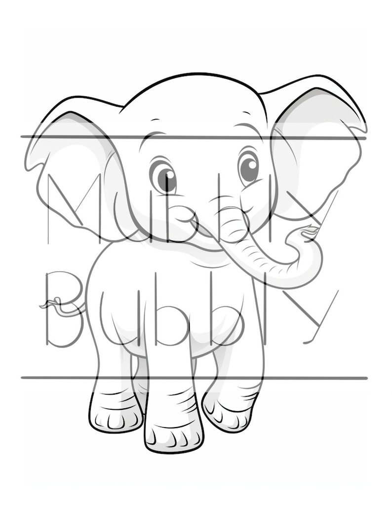 10 Toddler Coloring Pages Ages 2-4, Activity Book, Printable, Digital ...