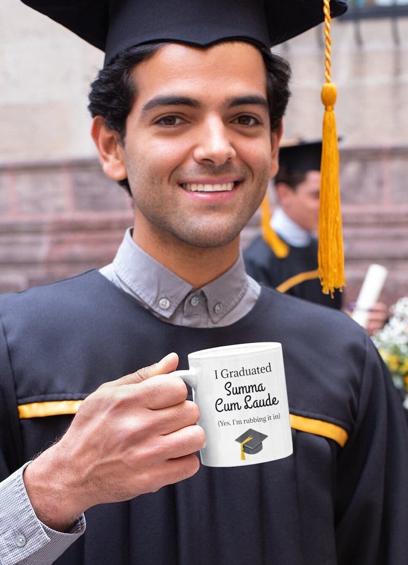 Graduated Summa Cum Laude, College Graduate Mug, Gift for Recent ...