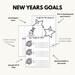 New Years Goal Setting for Kids, Resolutions, New Years Writing Prompts ...