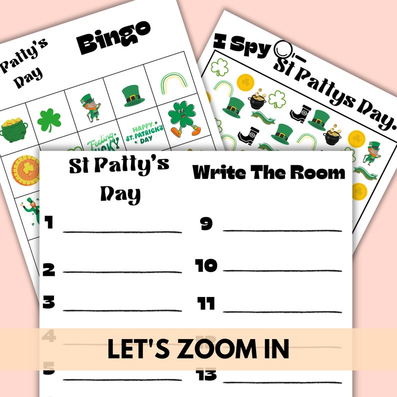 St Patricks Day Printable Elementary School, Saint Patrick Day ...