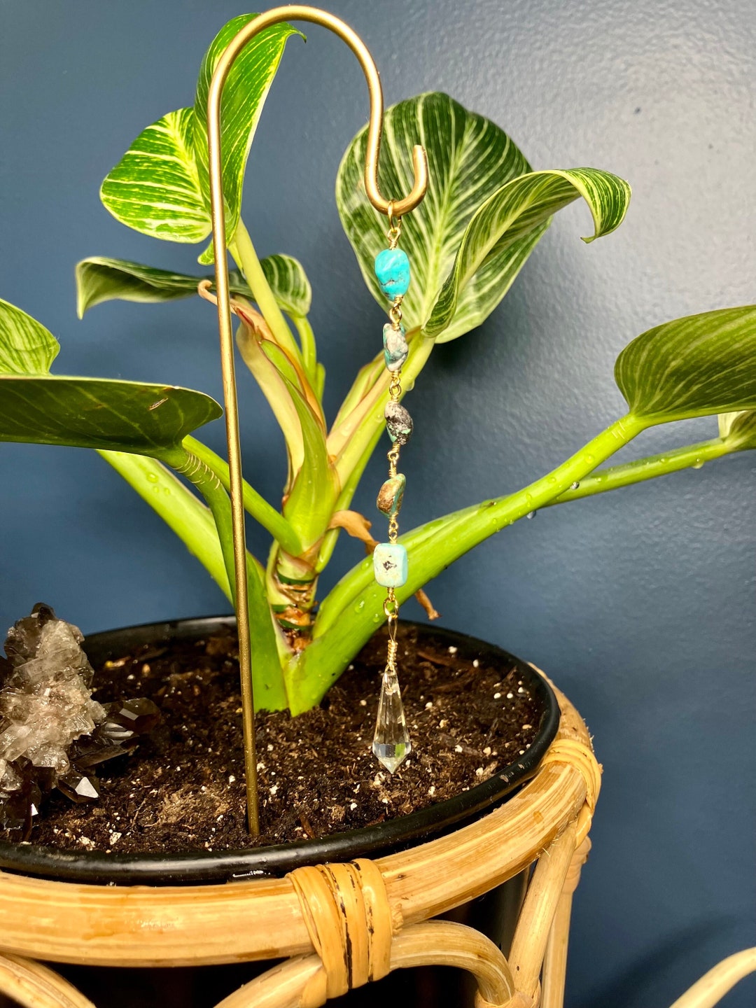 Houseplant Stake, Monstera Plant Décor, Plant Stake Suncatcher for ...