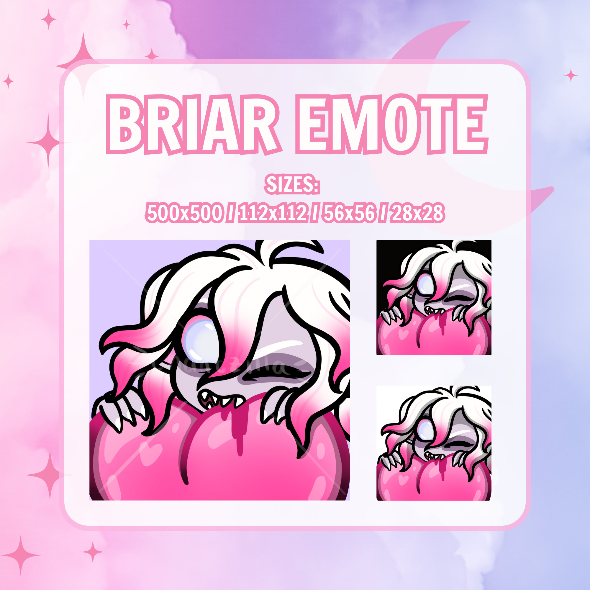 League of Legends Briar Emote | Heart | Love | Sticker | Twitch ...