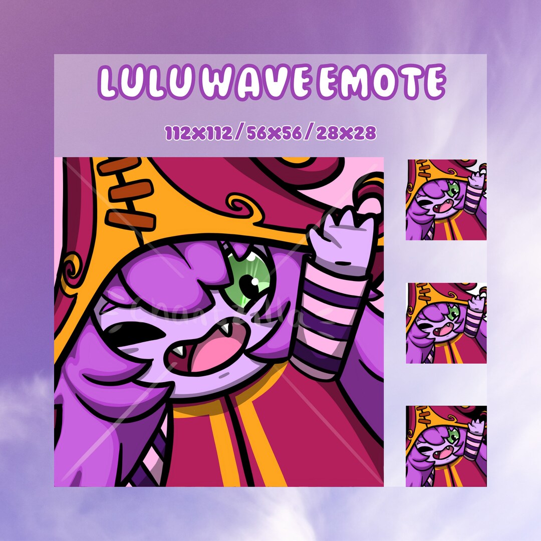League of Legends Lulu Emote | Stab Emote | Knife | Sticker | Twitch ...