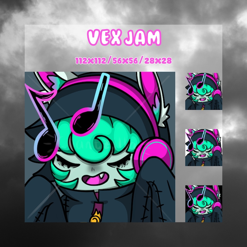 League of Legends Vex Emote Bundle Set of Six 6 Sticker - Etsy