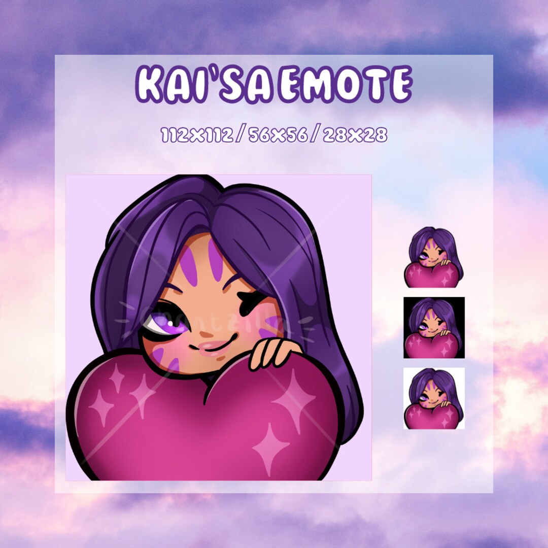 League of Legends Kai'sa Emote Sticker Twitch - Etsy Ireland