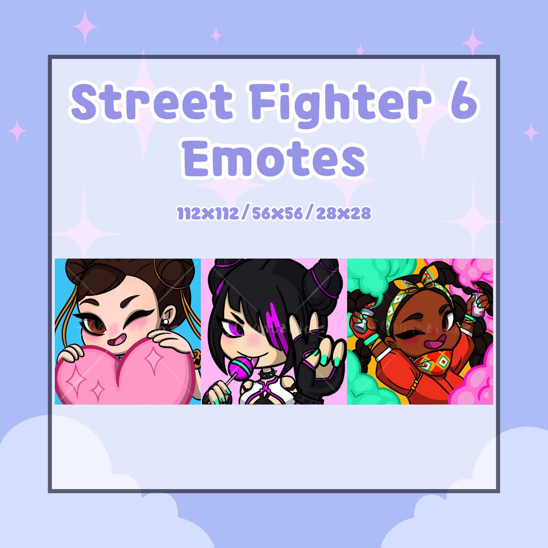 Street Fighter 6 Emote Bundle | Set of Three | Chun Li | Juri ...