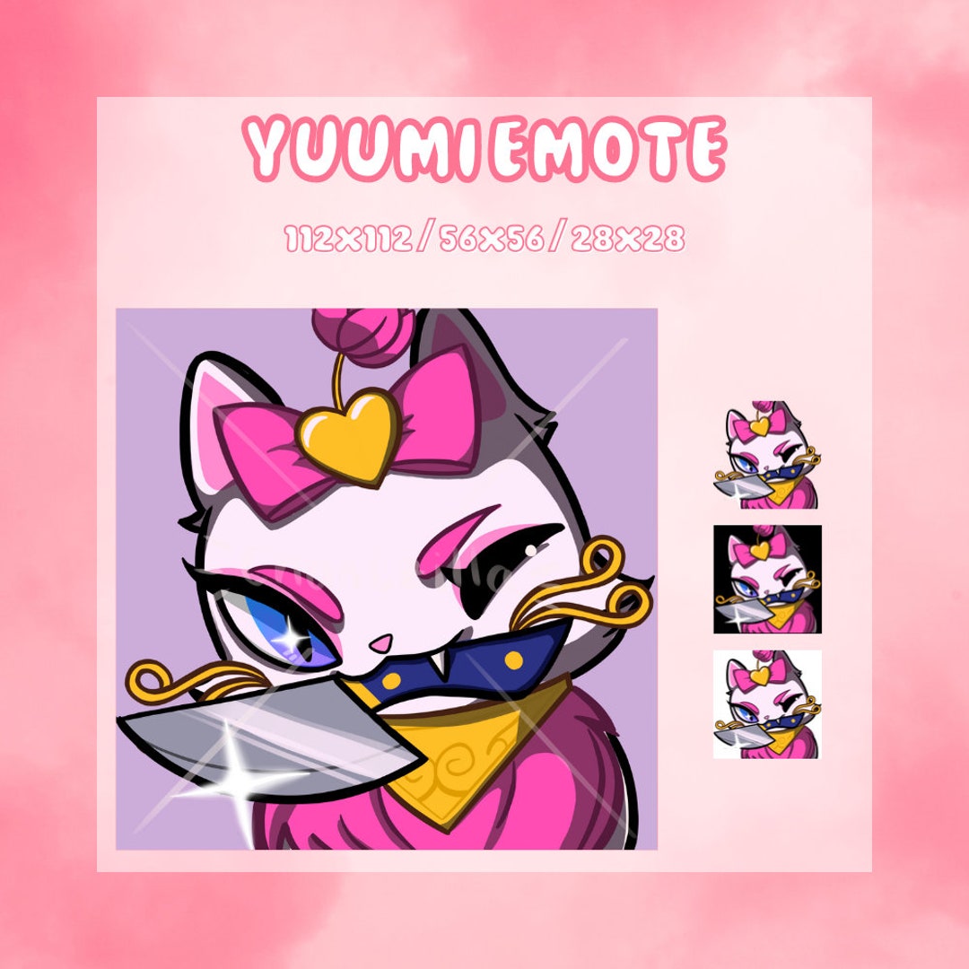 League of Legends Yuumi Emote | Sticker | Twitch Streaming | Discord | Youtube | Facebook - Etsy