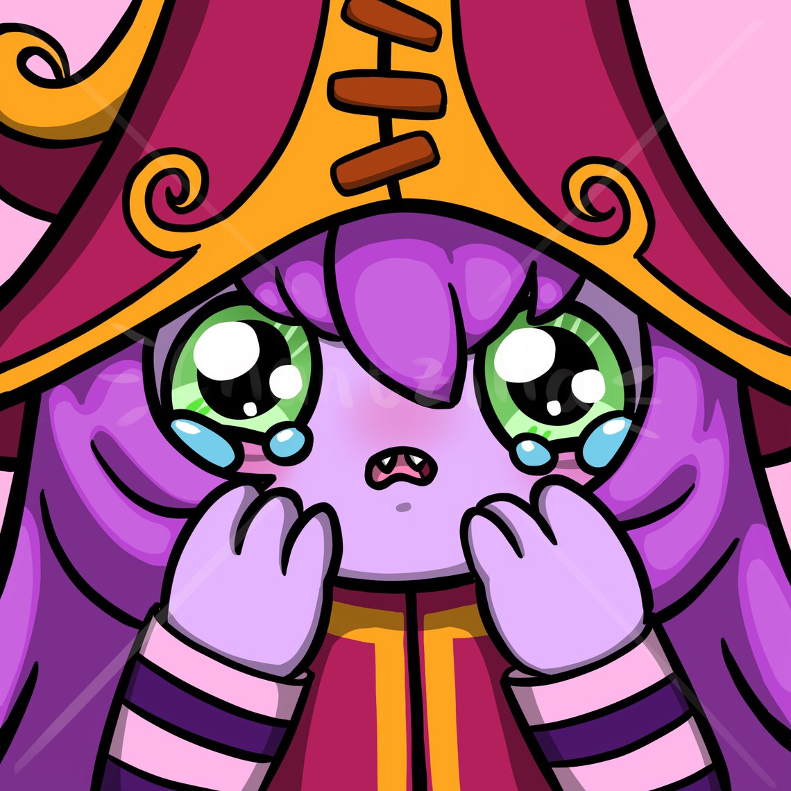League of Legends Lulu Emote | Cry Emote | Sad | Sticker | Twitch ...