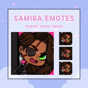 League of Legends Samira Emote | Peek Emote | Greeting | Sticker ...