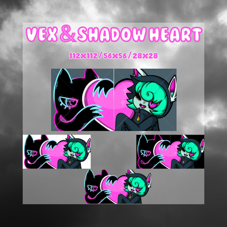 League of Legends Vex Emote Bundle Set of Six 6 Sticker - Etsy