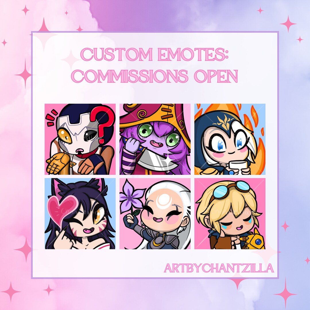 Single Custom Emote - Personalized Emote Commissions Open! | Digital ...