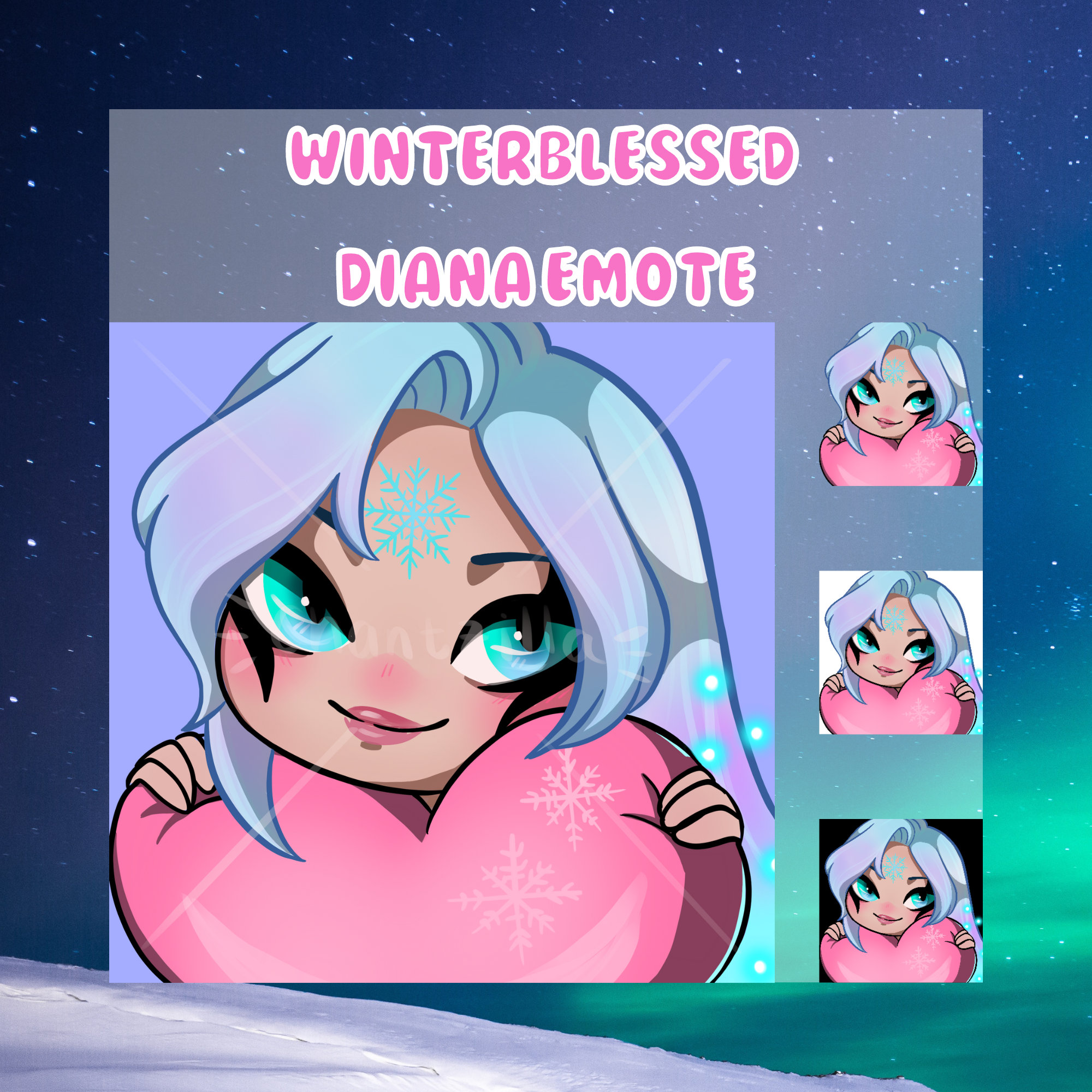 Diana League Of Legends Chibi