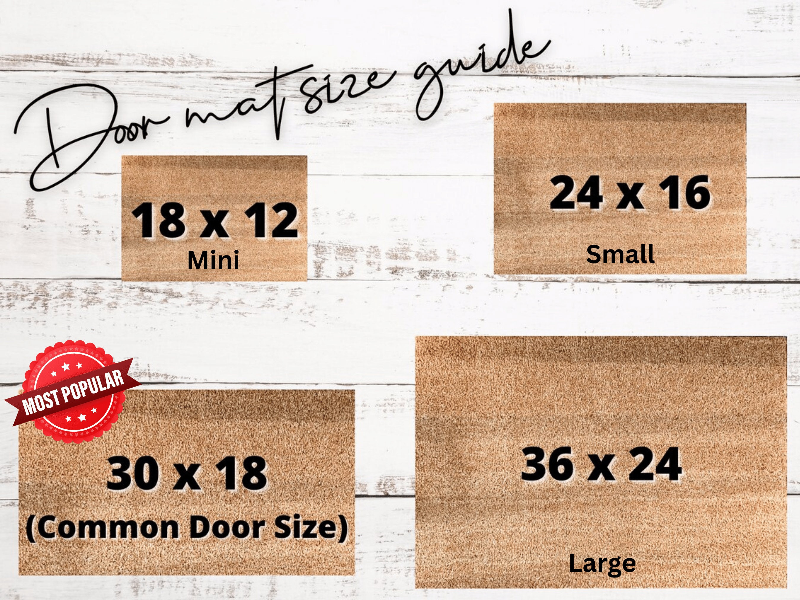 Beachy Welcome Mat, Cute Coastal Decor Outdoor Mat, Crab Doormat for ...