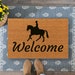 Horse Welcome Mat for Animal Lover, Farm Doormat, Horse Lover Porch ...