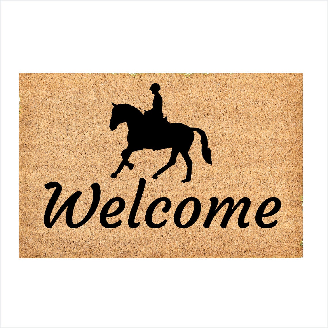 Horse Welcome Mat for Animal Lover, Farm Doormat, Horse Lover Porch ...