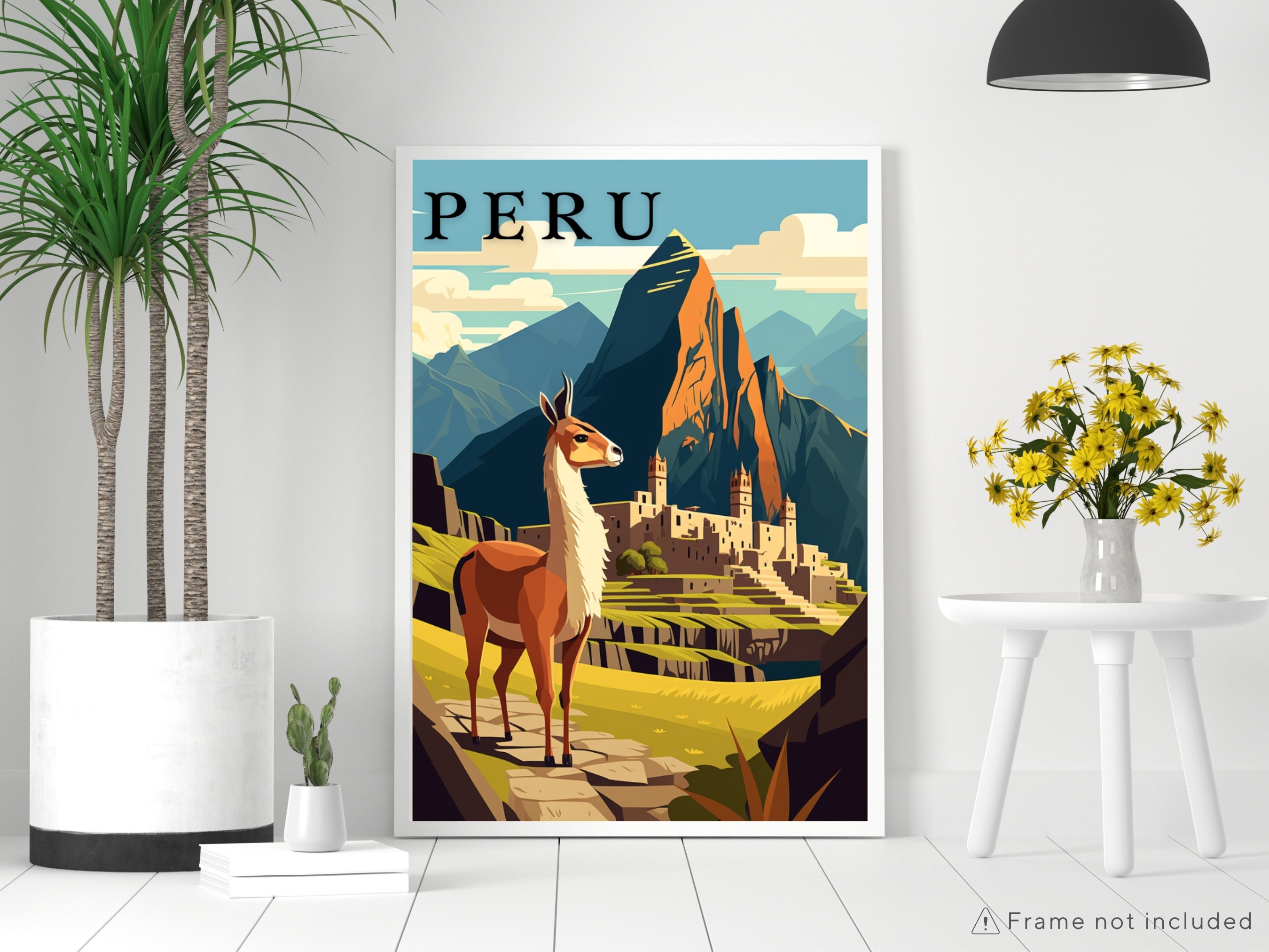 Majestic Peru: Digital Downloadable Travel Poster of Peru's ...