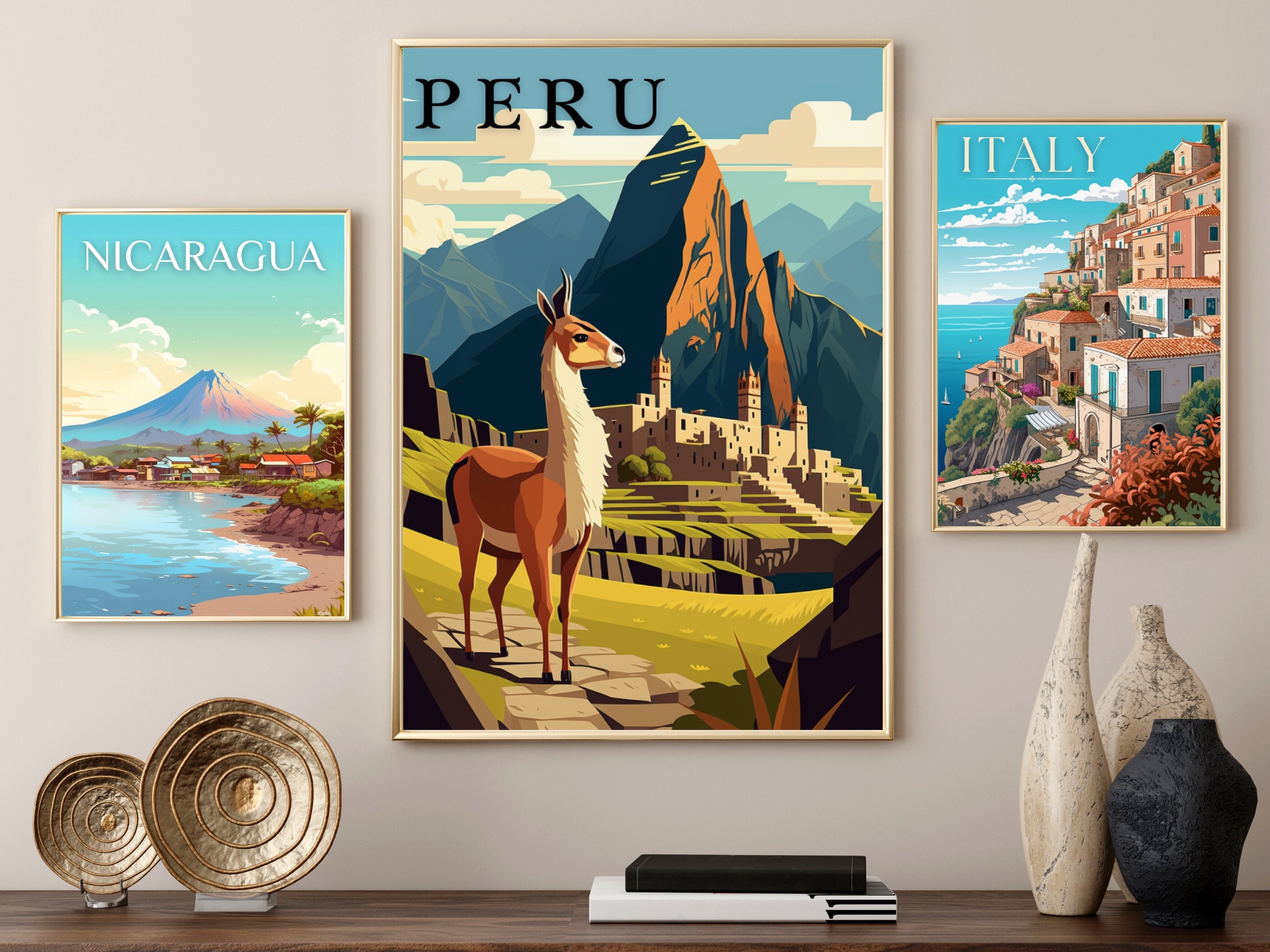 Majestic Peru: Digital Downloadable Travel Poster of Peru's ...