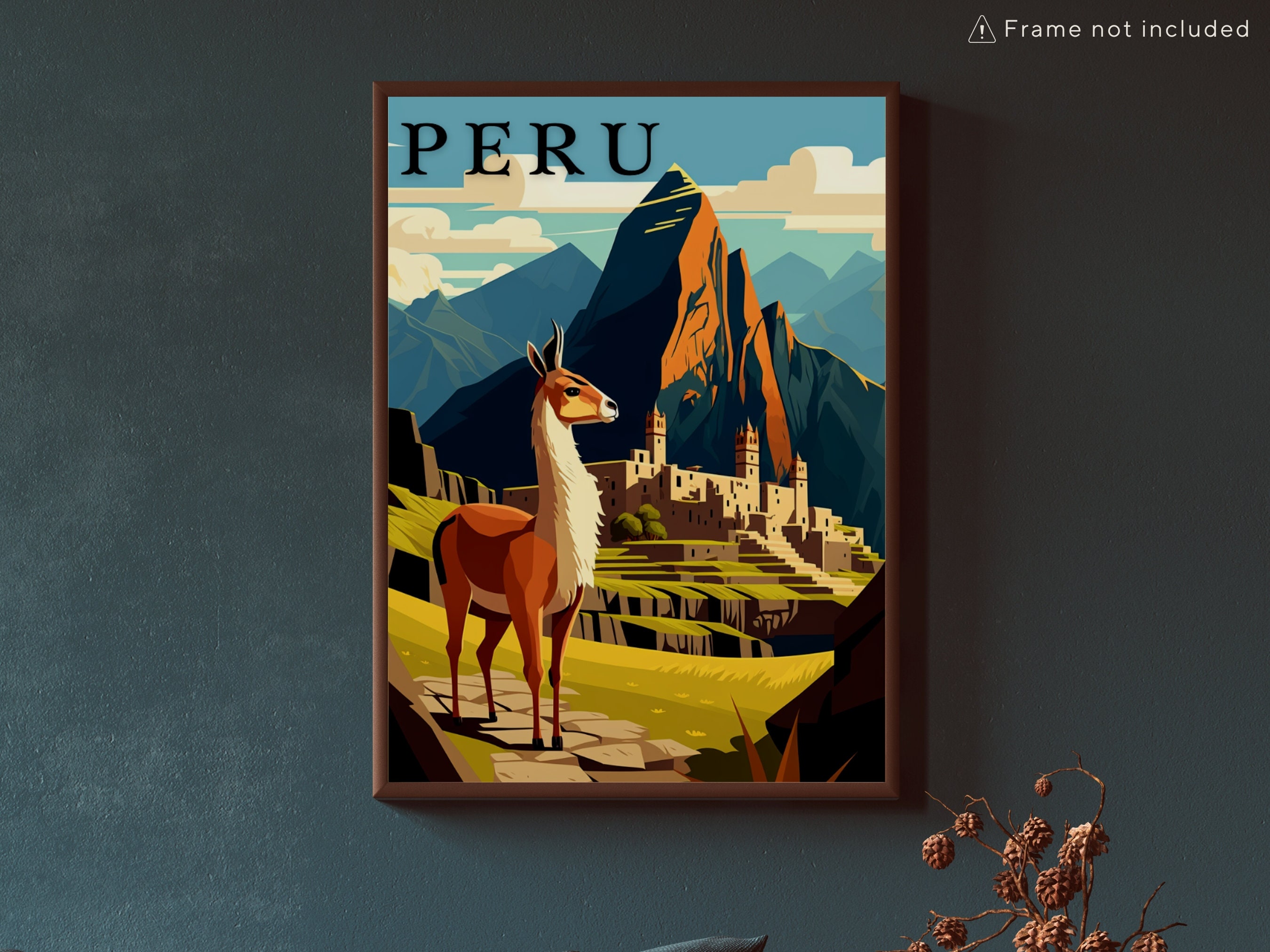 Majestic Peru: Digital Downloadable Travel Poster of Peru's ...