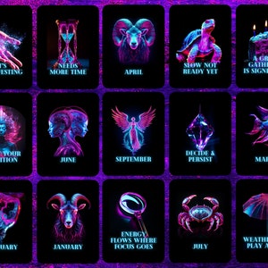 Divine Timing Deck, Beginner Oracle Deck, Tarot Oracle Card Deck ...