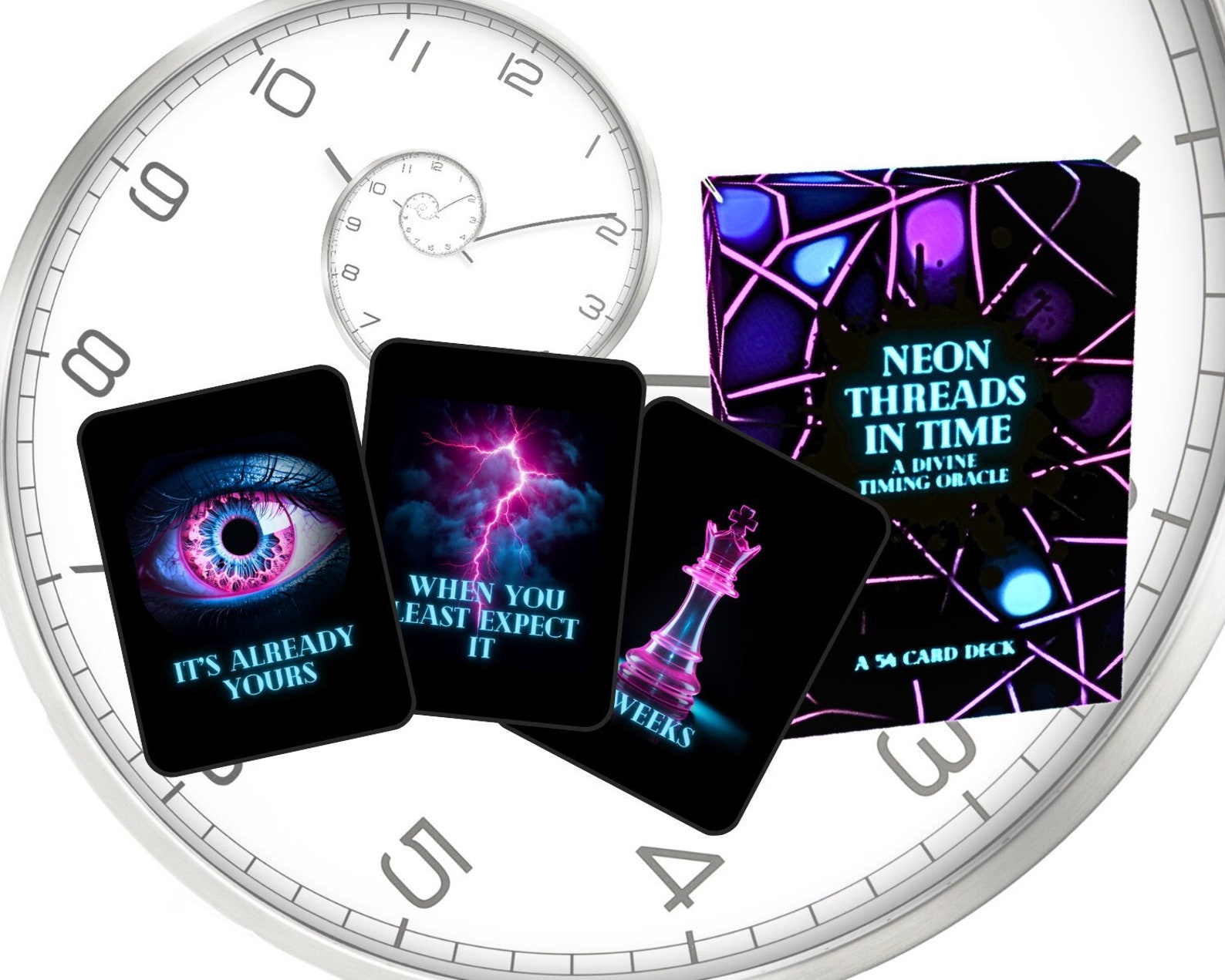 Divine Timing Deck, Beginner Oracle Deck, Tarot Oracle Card Deck ...