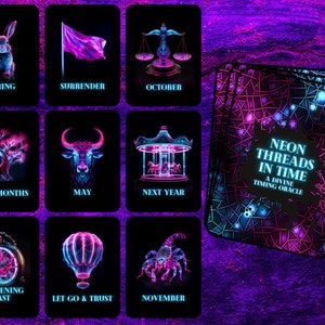 Divine Timing Deck, Beginner Oracle Deck, Tarot Oracle Card Deck ...