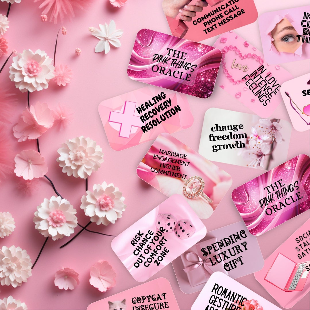 Pink Oracle Cards, Twin Flames Oracle Cards, Twin Flames Oracle Deck ...